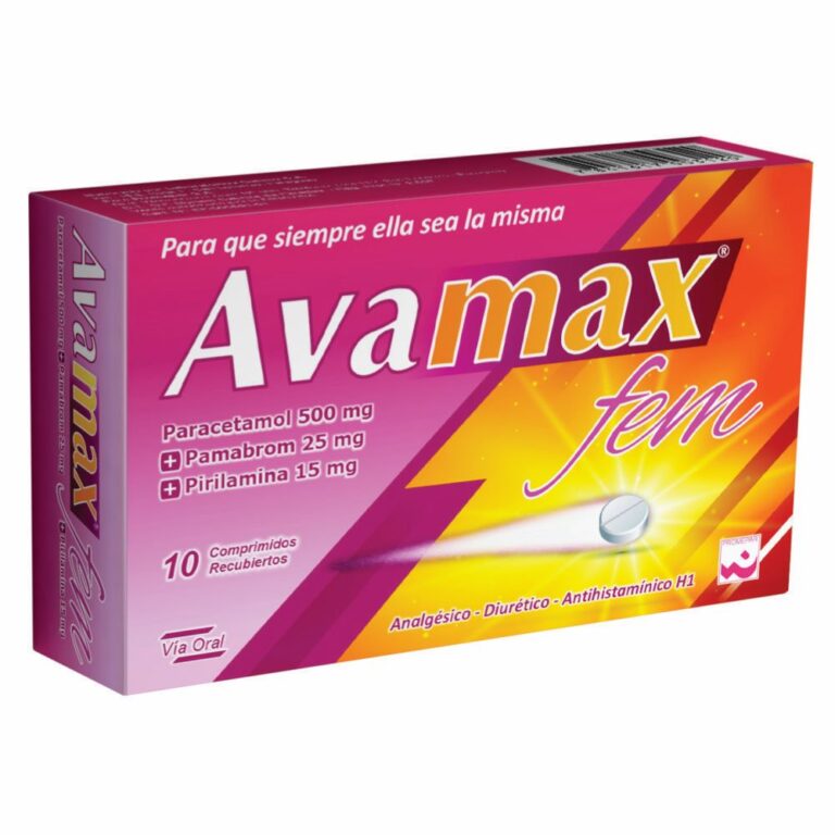 AVAMAX FEM X 10 COMPRIMIDOS RECUBIERTOS
