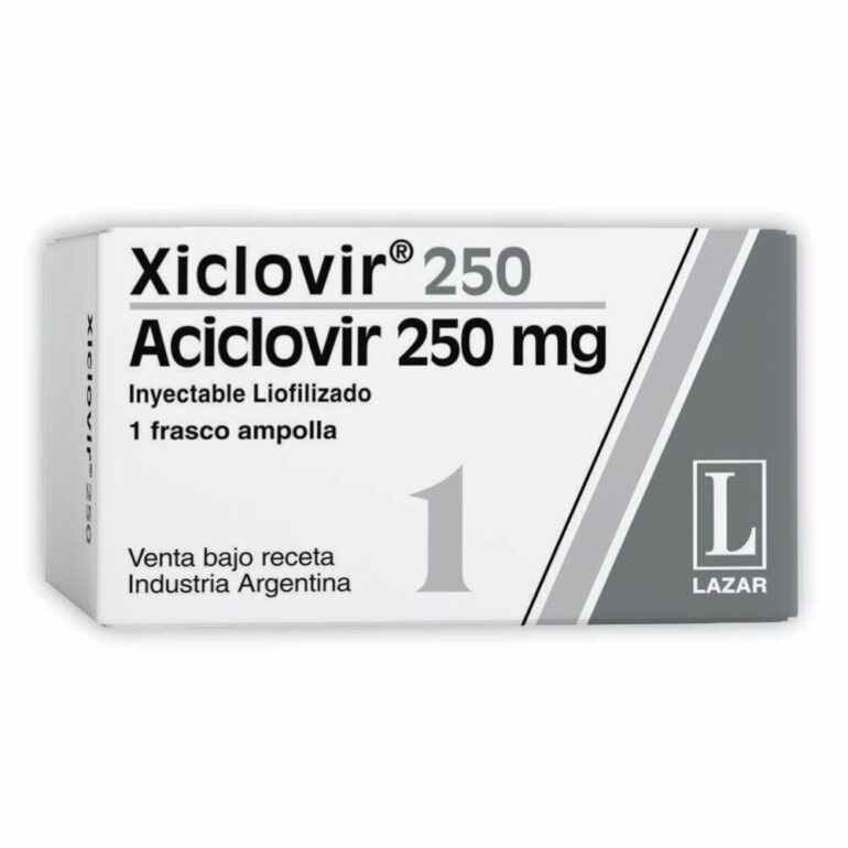 XICLOVIR 250 MG POLVO LIOF. X 1 FCO. AMP.